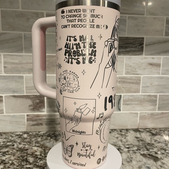 Stanley | Kitchen | Taylor Swift Stanley Tumbler Cup Rose Quartz 4 Oz ...